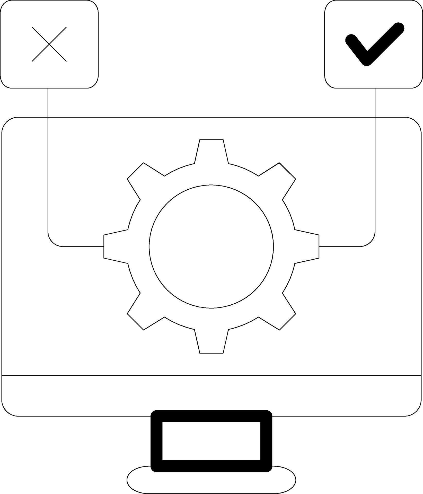 Software Testing Line Icon 53674516 Vector Art At Vecteezy