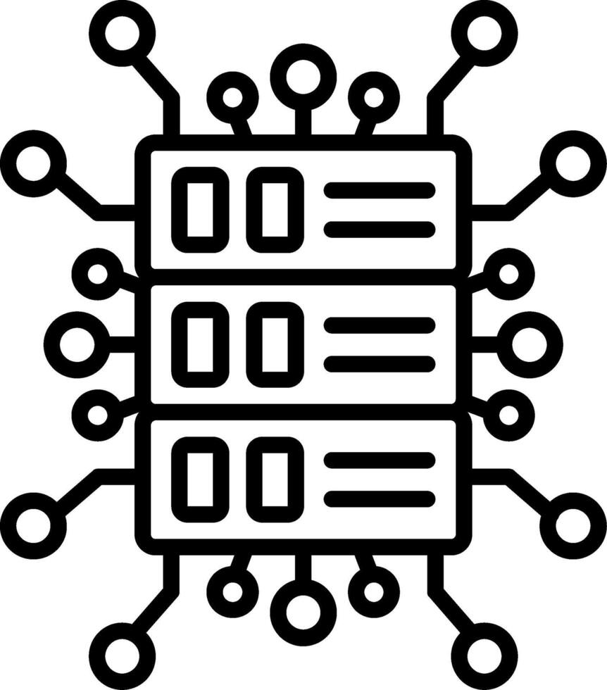 Big Data Line Icon 53677032 Vector Art at Vecteezy