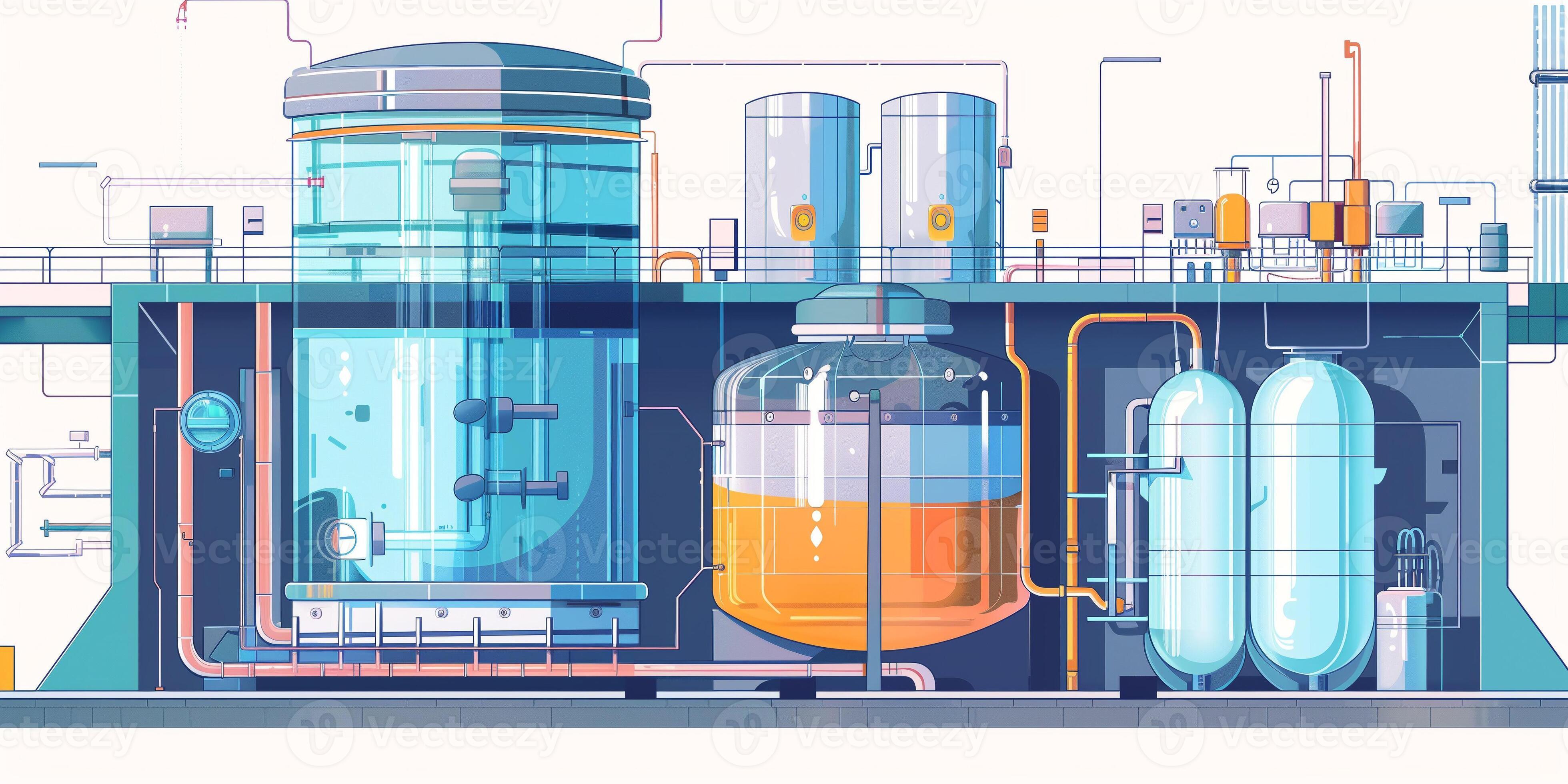 Schematic Diagram Of Nuclear Reactor Showing Core Control Rods