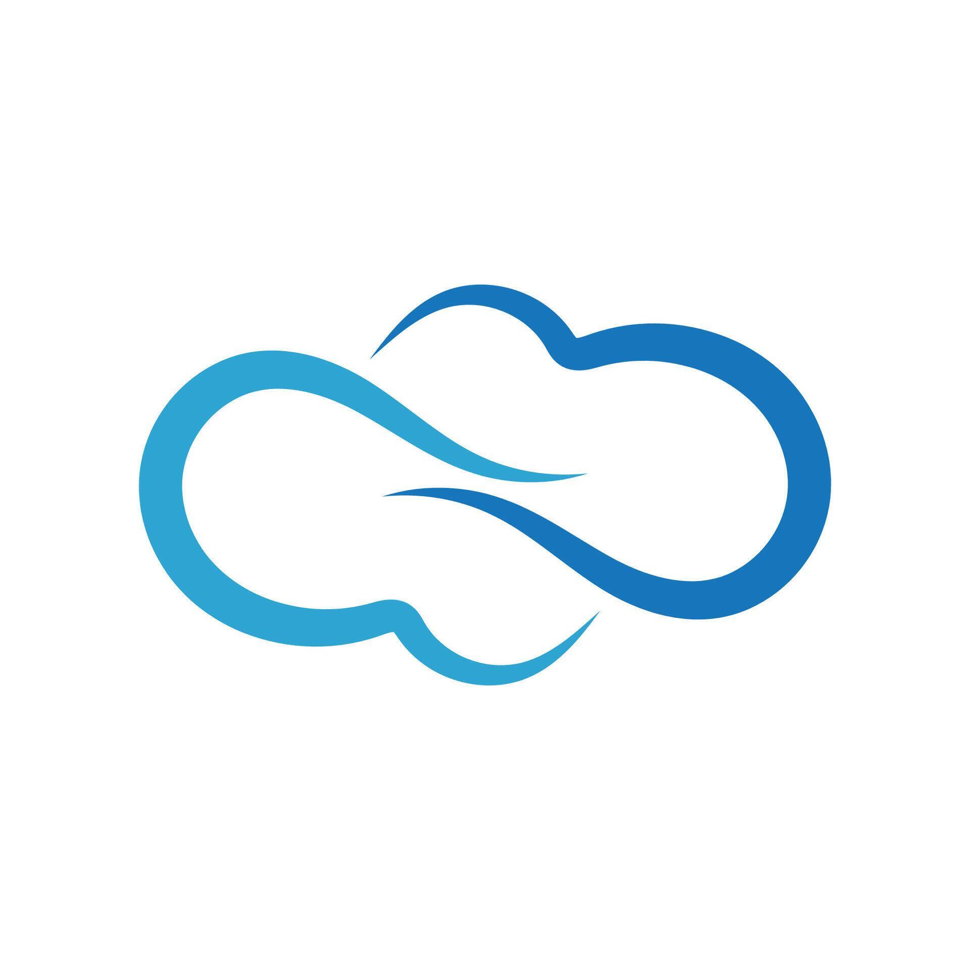 Cloud computing logo design 53713710 Vector Art at Vecteezy