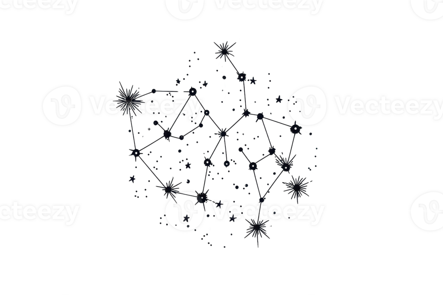 Abstract Network Sphere Composed Of Interconnected Nodes And Lines