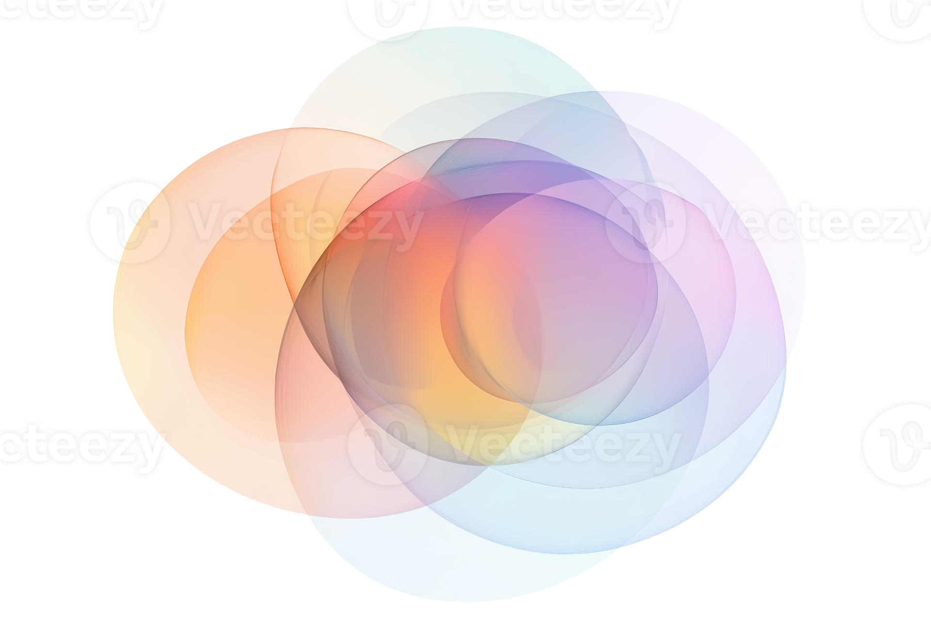 Abstract multicolored overlap shapes create a vibrant, dynamic visual ... Abstract multicolored overlap shapes create a vibrant, dynamic visual ...