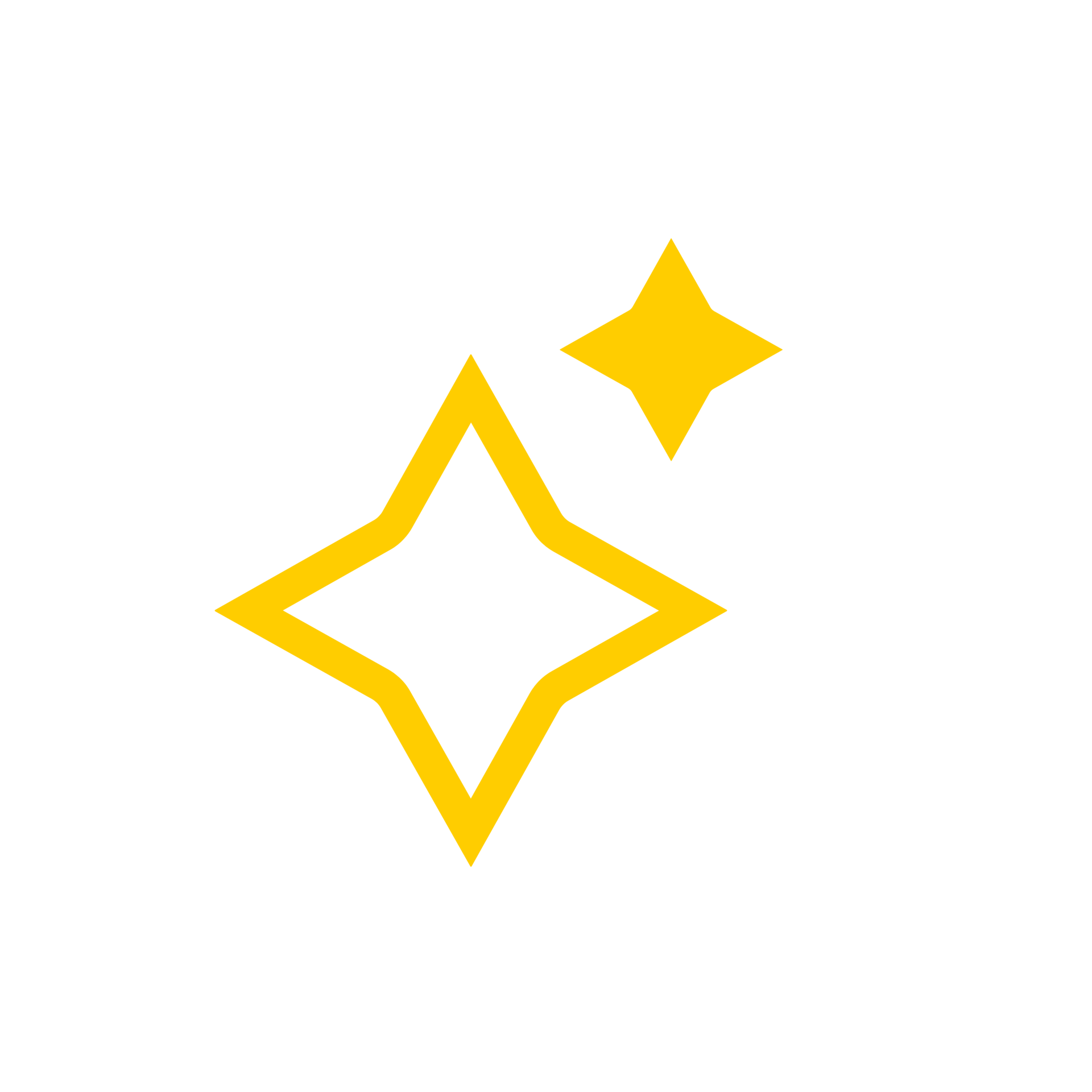 Flat style Sparkle star icon 53740992 PNG