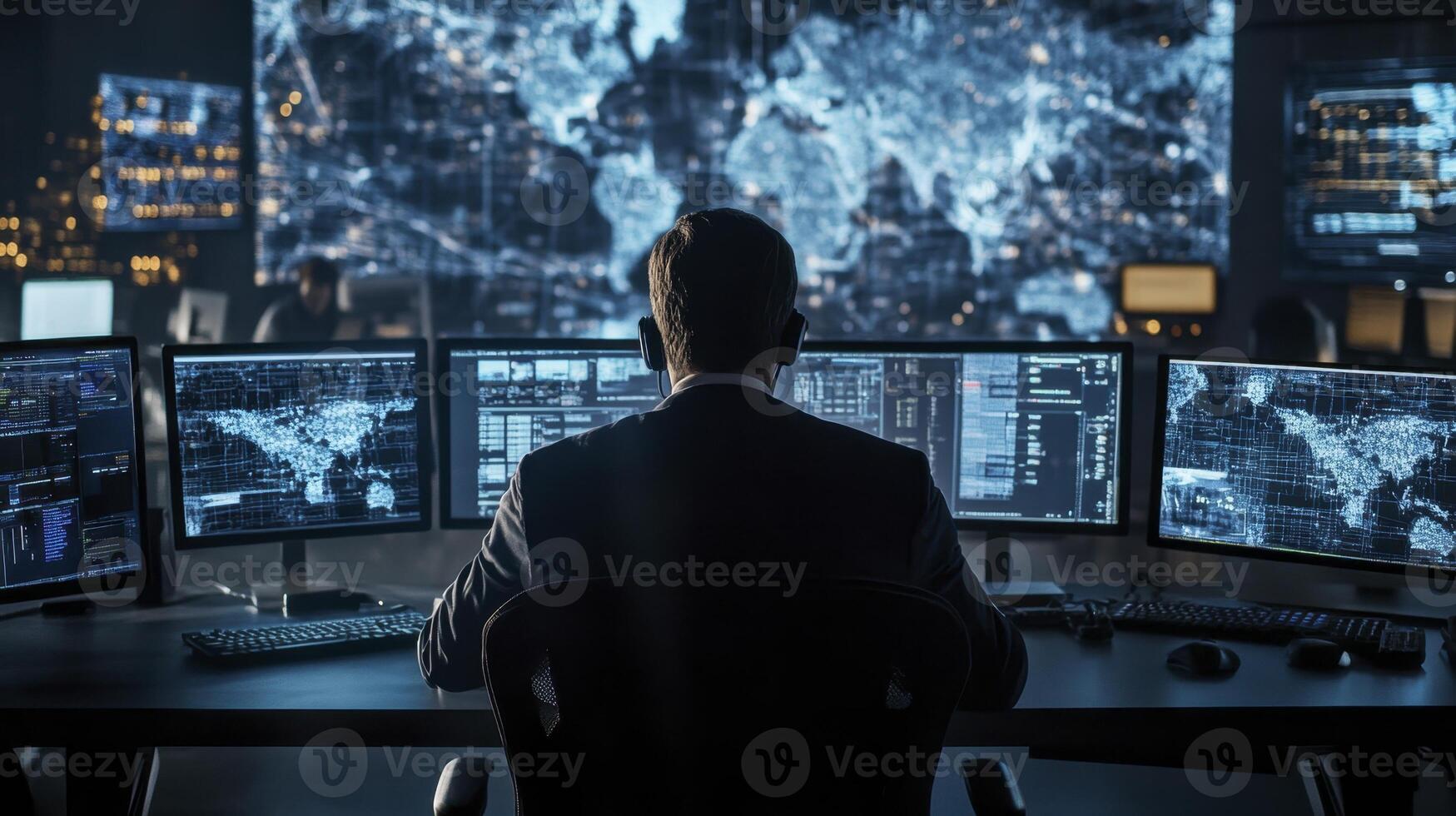 Global Surveillance System Monitoring World Data Networks 53750184 ...