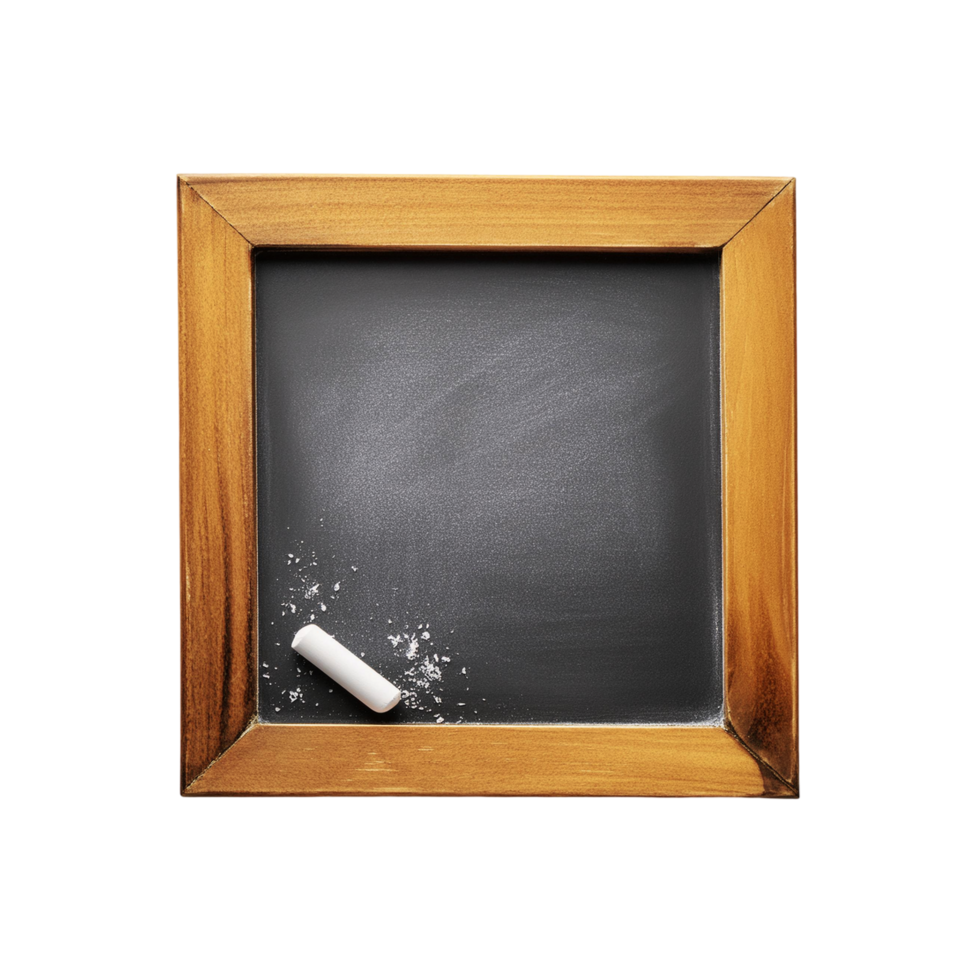 Kids slate with chalk on transparent background 53756345 PNG