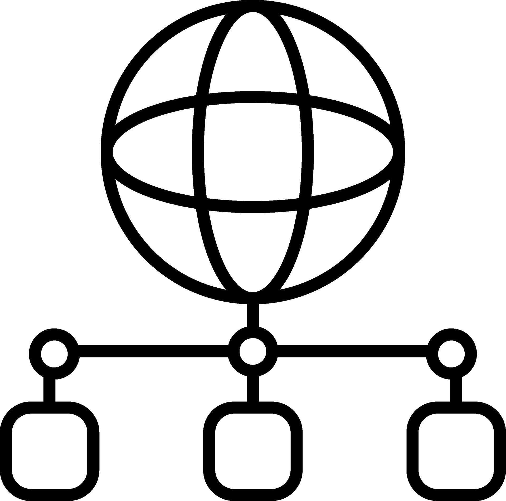 Network Connection Line Icon 53763125 Vector Art At Vecteezy