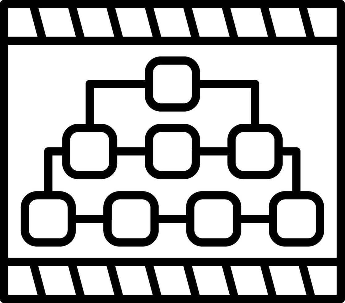 Hierarchy Structure Line Icon 53764032 Vector Art At Vecteezy