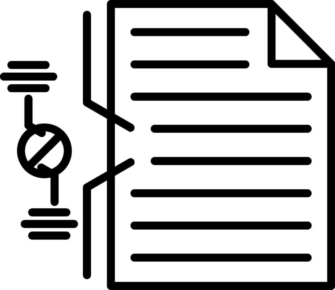 File Line Icon 53764500 Vector Art at Vecteezy