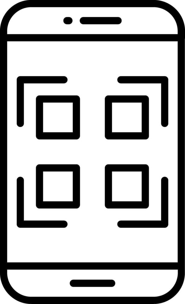 Qr Code Line Icon 53769546 Vector Art at Vecteezy Qr Code Line Icon 53769546 Vector Art at Vecteezy