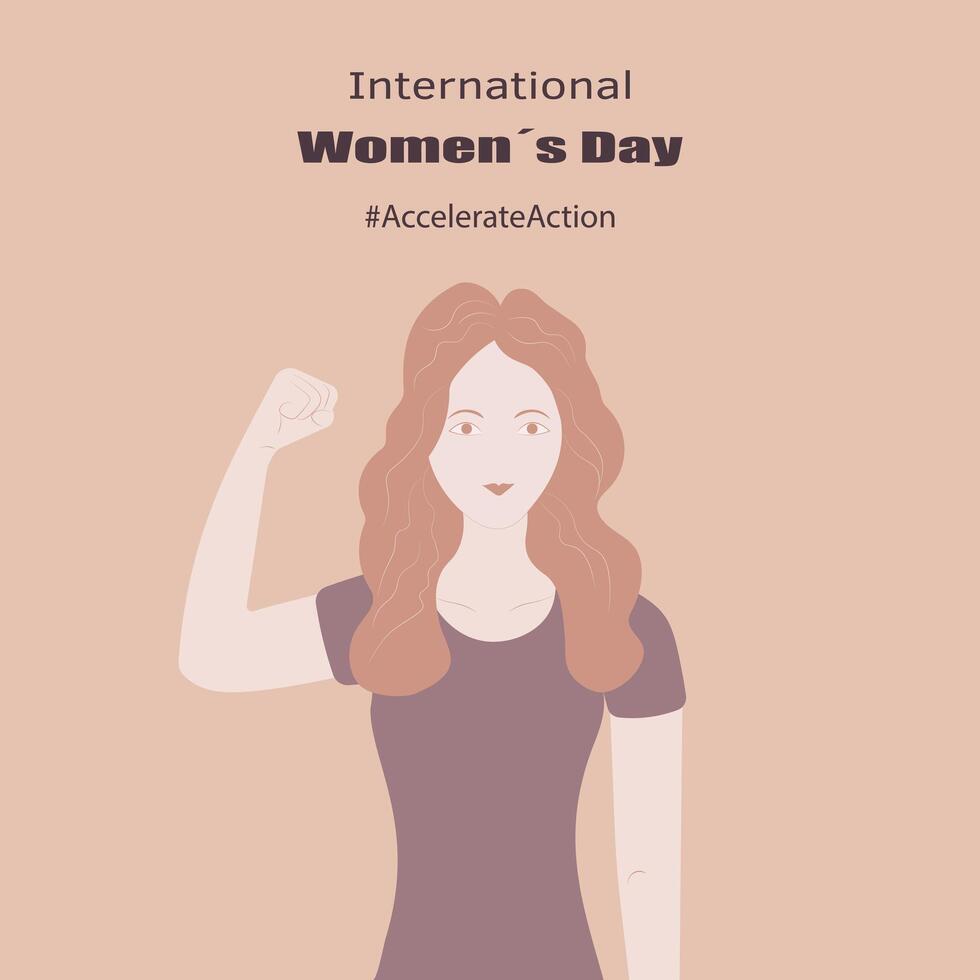 Accelerate Action social campaign. International Womens Day. 2025 53785172 Vector Art at Vecteezy