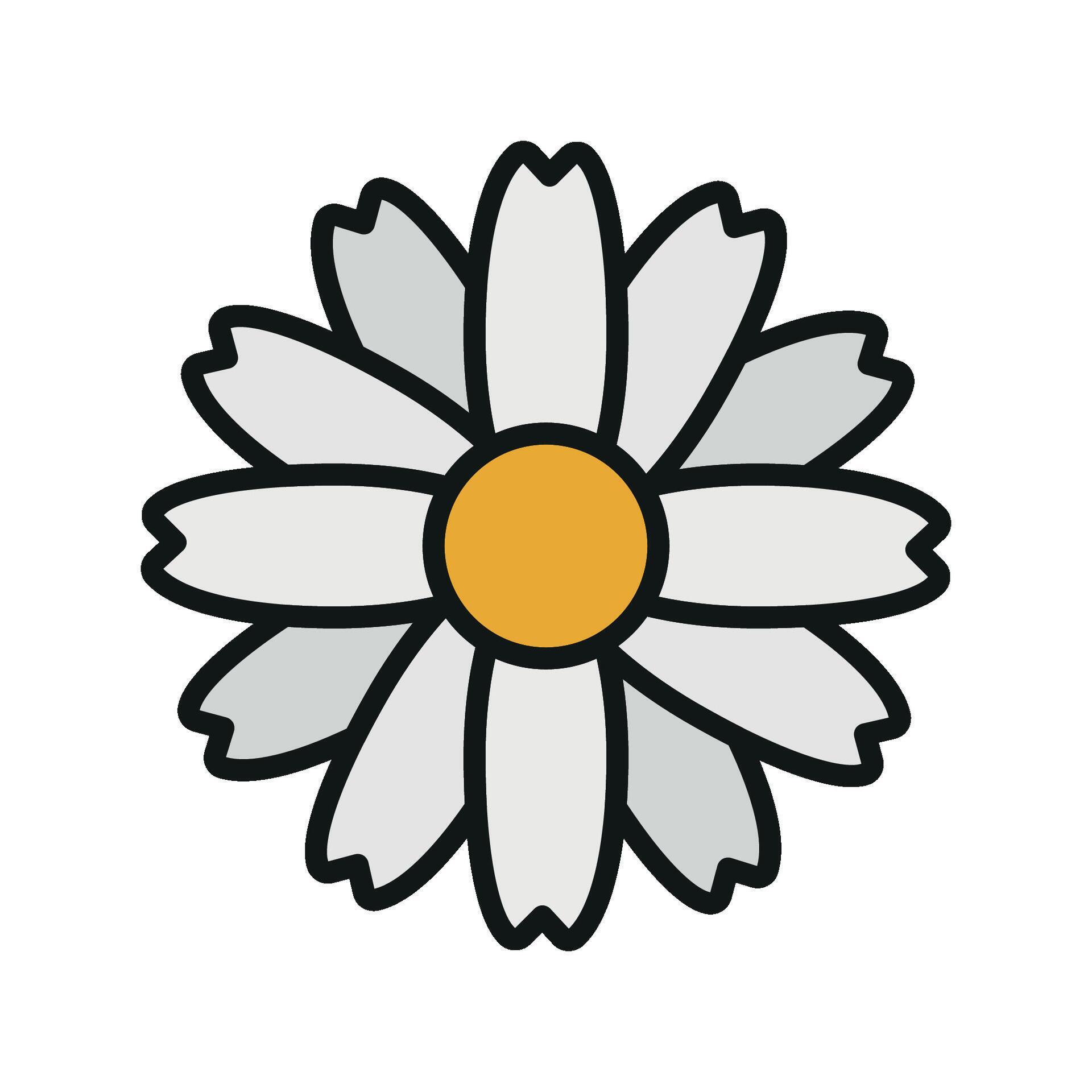 Daisy flower icon delivers a classic and elegant look, ideal for ...