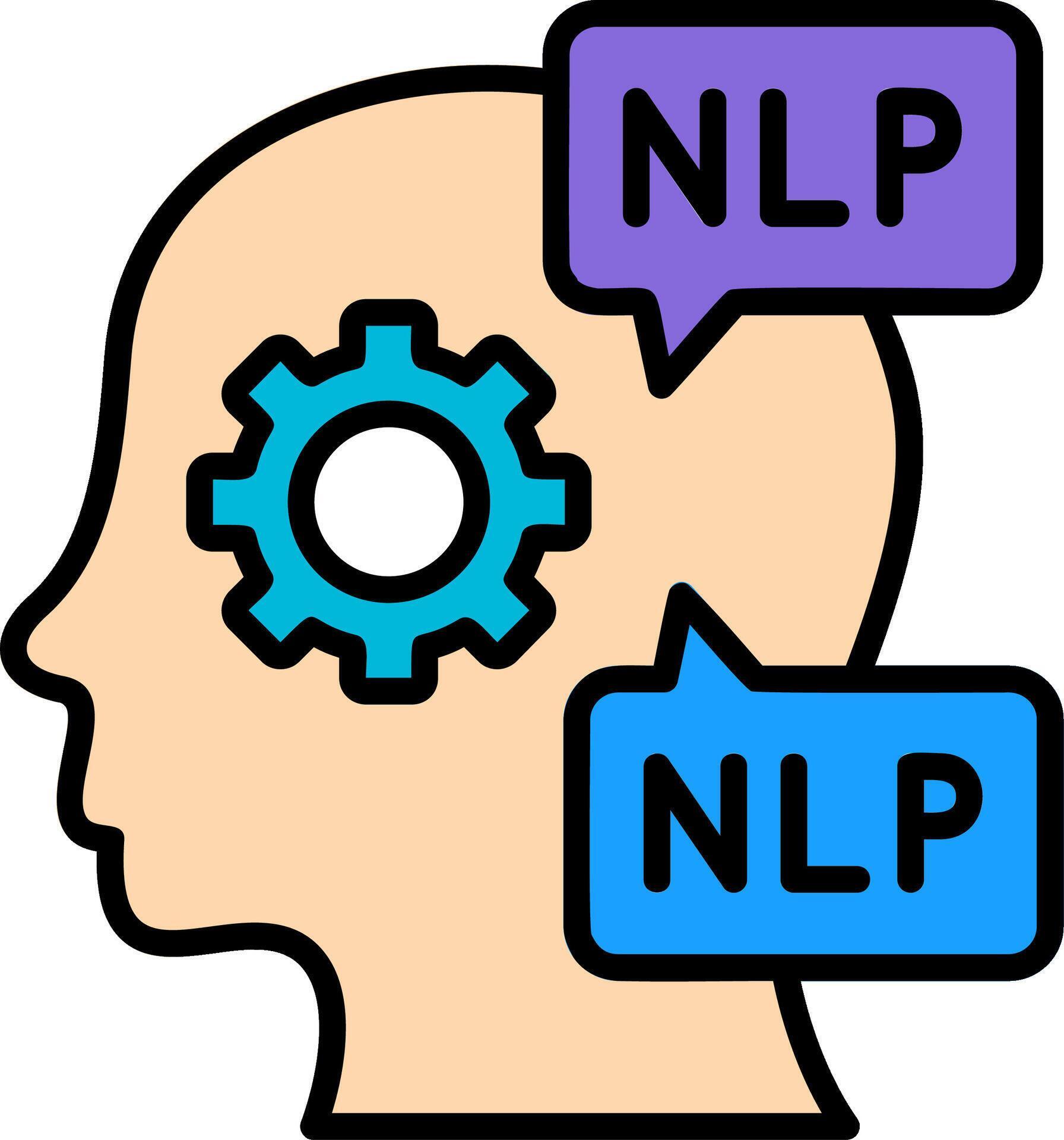 Nlp Line Filled Icon 53800726 Vector Art at Vecteezy