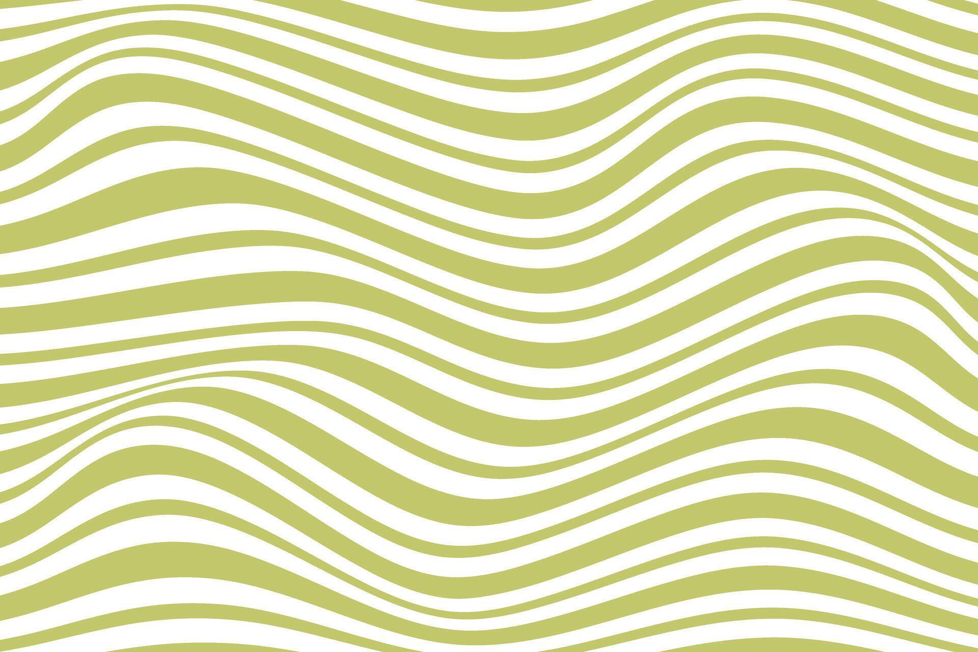 simple abstract olive color horizontal wavy distort line pattern a green background with wavy ...
