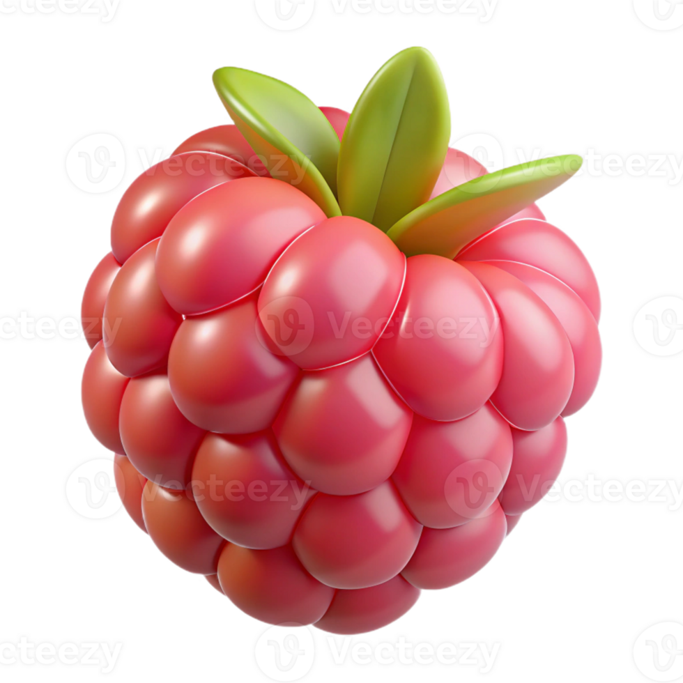 3D Render Raspberry Illustration 53812254 PNG