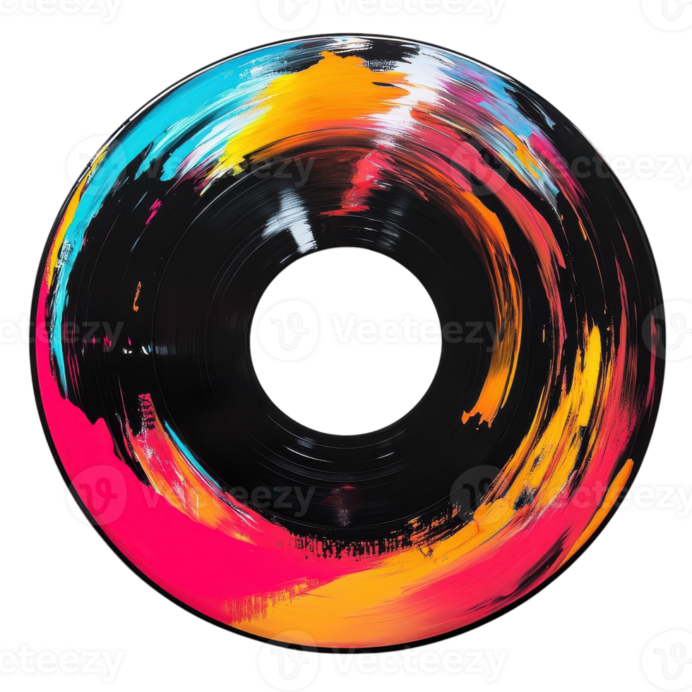 Vintage Vinyl Record for Music Enthusiasts on transparent background ... Vintage Vinyl Record for Music Enthusiasts on transparent background ...