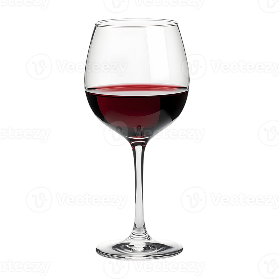 A Wine Glass Is Filled With Red Wine 53823173 Png