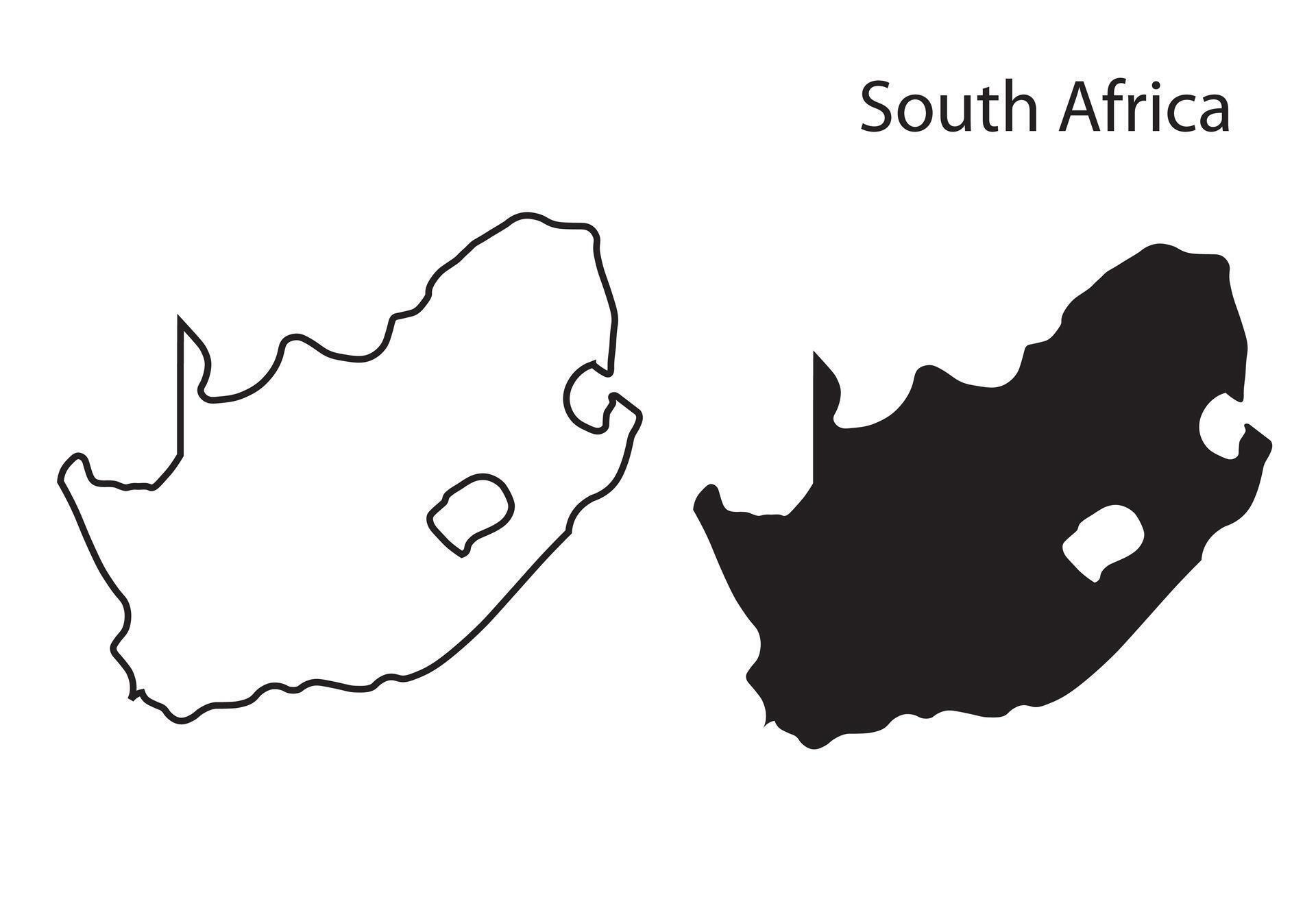 South Africa map silhouette, South Africa country 53846039 Vector Art ... South Africa map silhouette, South Africa country 53846039 Vector Art ...
