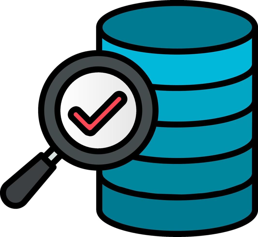 Database Management Line Filled Icon 53853408 Vector Art At Vecteezy