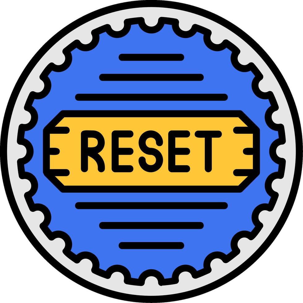 Reset Line Filled Icon 53855573 Vector Art at Vecteezy