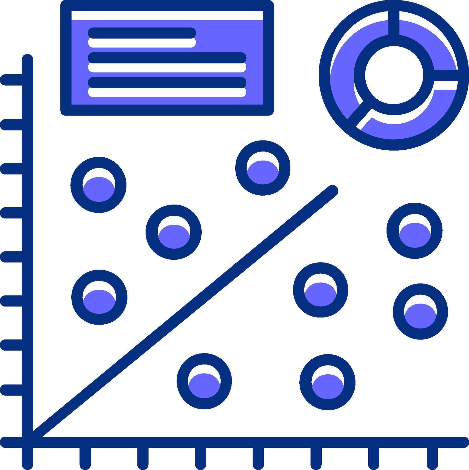 Scatter plot Filled Slip Icon Style 53860232 Vector Art at Vecteezy