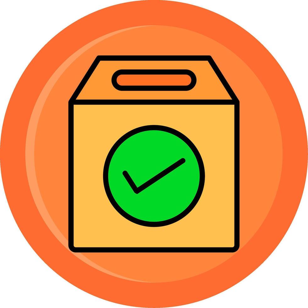 Checkbox Line Filled Circle 53860360 Vector Art at Vecteezy