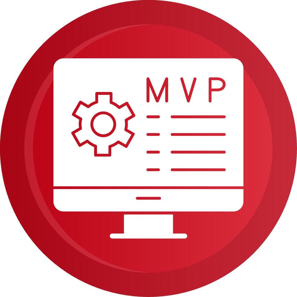 Minimum Viable Product Glyph Gradient Button 53860618 Vector Art at ...