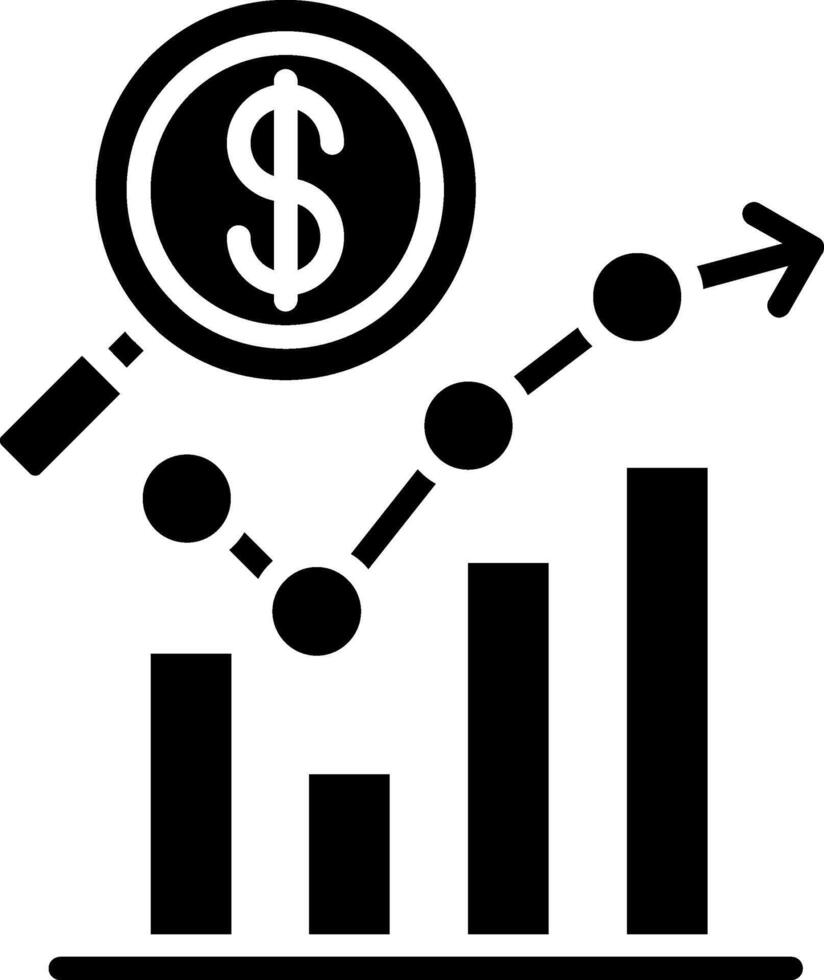Forecasting Glyph Icon 53896770 Vector Art at Vecteezy