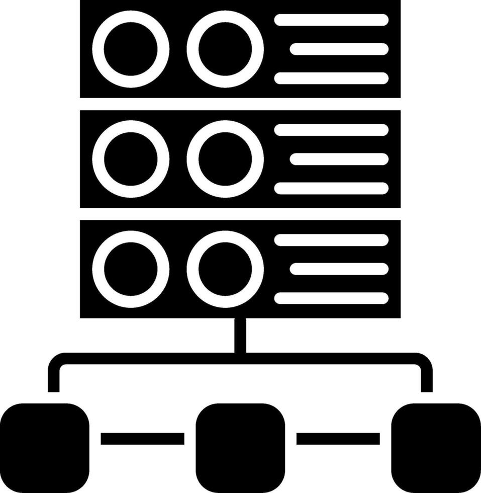 Server Glyph Icon 53899097 Vector Art at Vecteezy