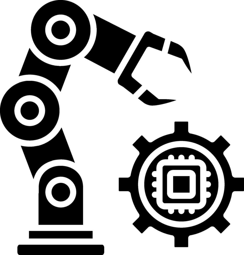 Robotic Arm Glyph Icon 53899939 Vector Art at Vecteezy Robotic Arm Glyph Icon 53899939 Vector Art at Vecteezy