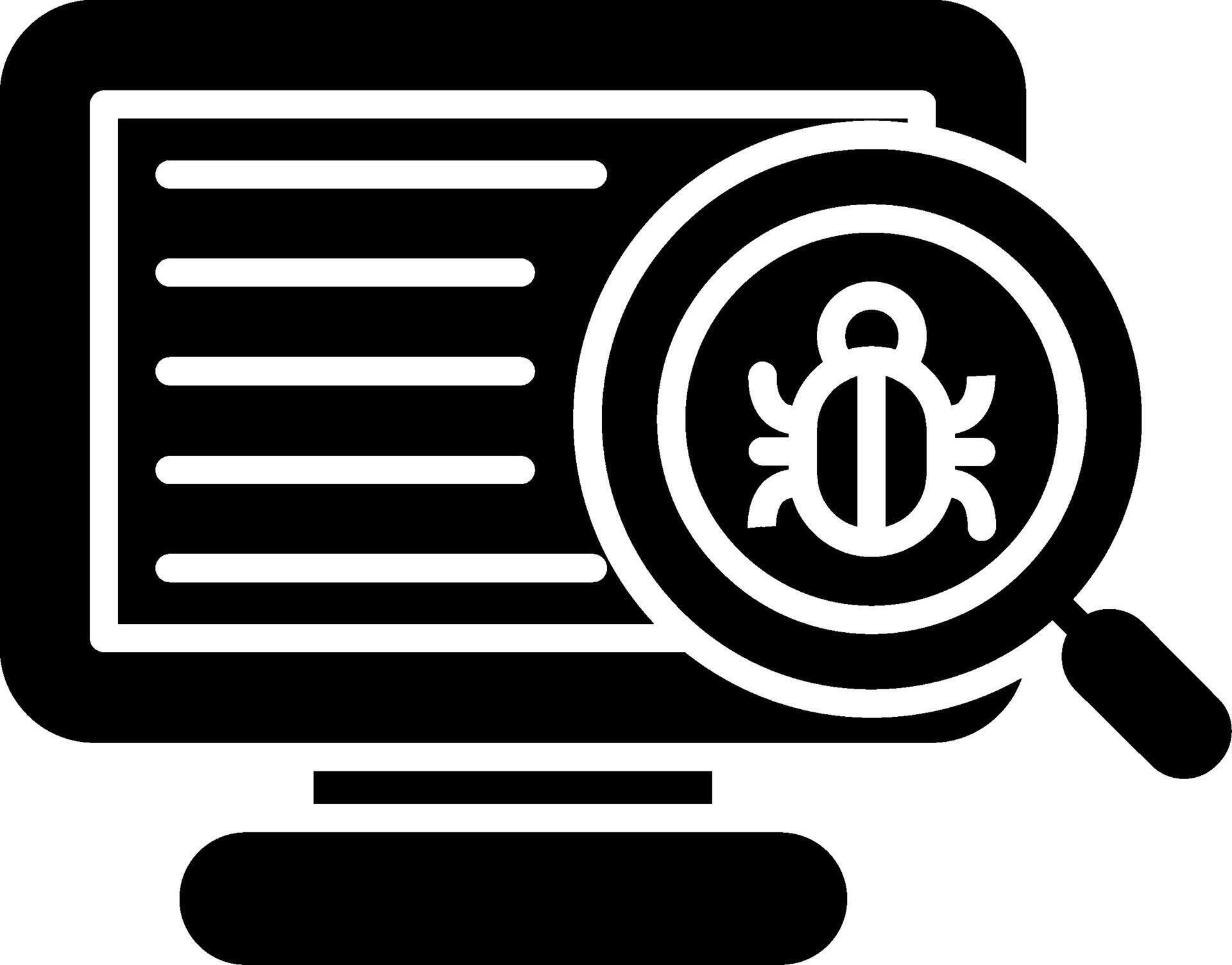 Debug Glyph Icon 53900987 Vector Art at Vecteezy