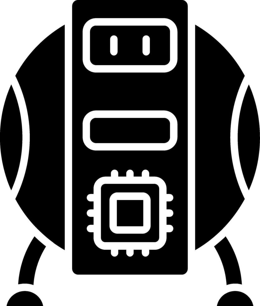 Robot Glyph Icon 53901852 Vector Art at Vecteezy