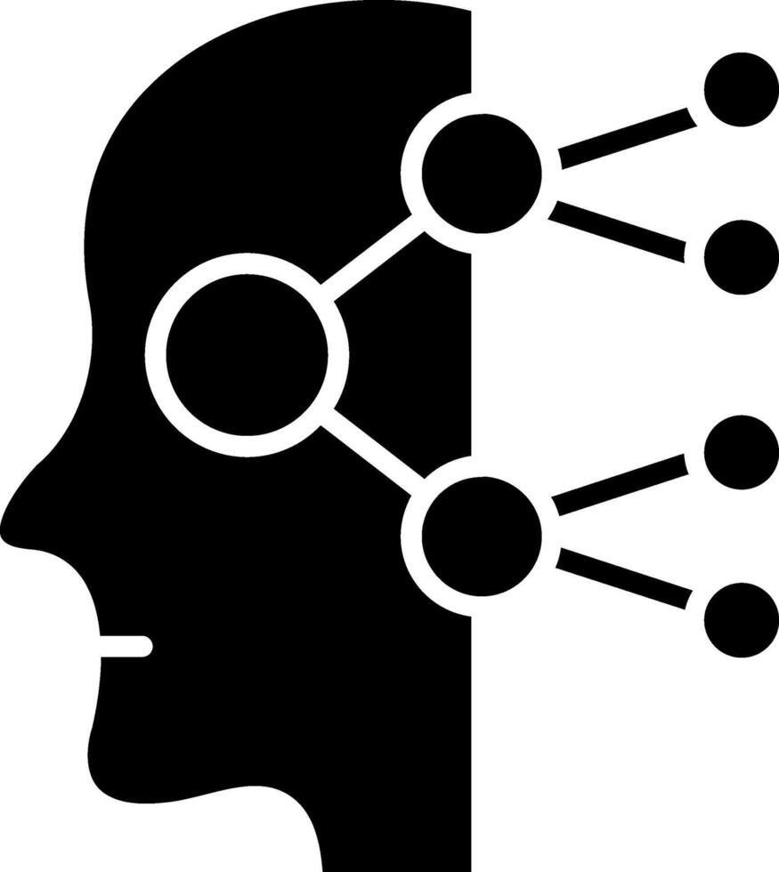 Neural Network Glyph Icon 53903623 Vector Art at Vecteezy