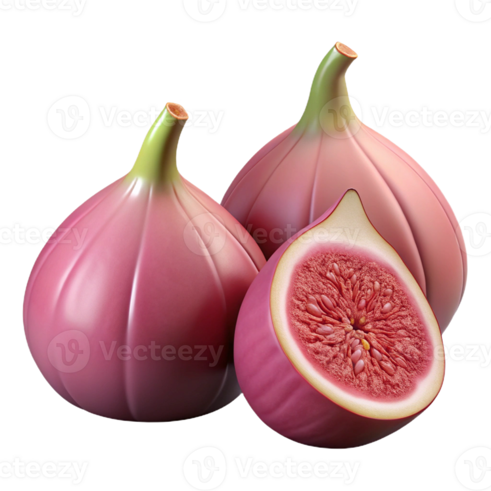 3d Hacer Higos Fruta Ilustración 53919034 Png