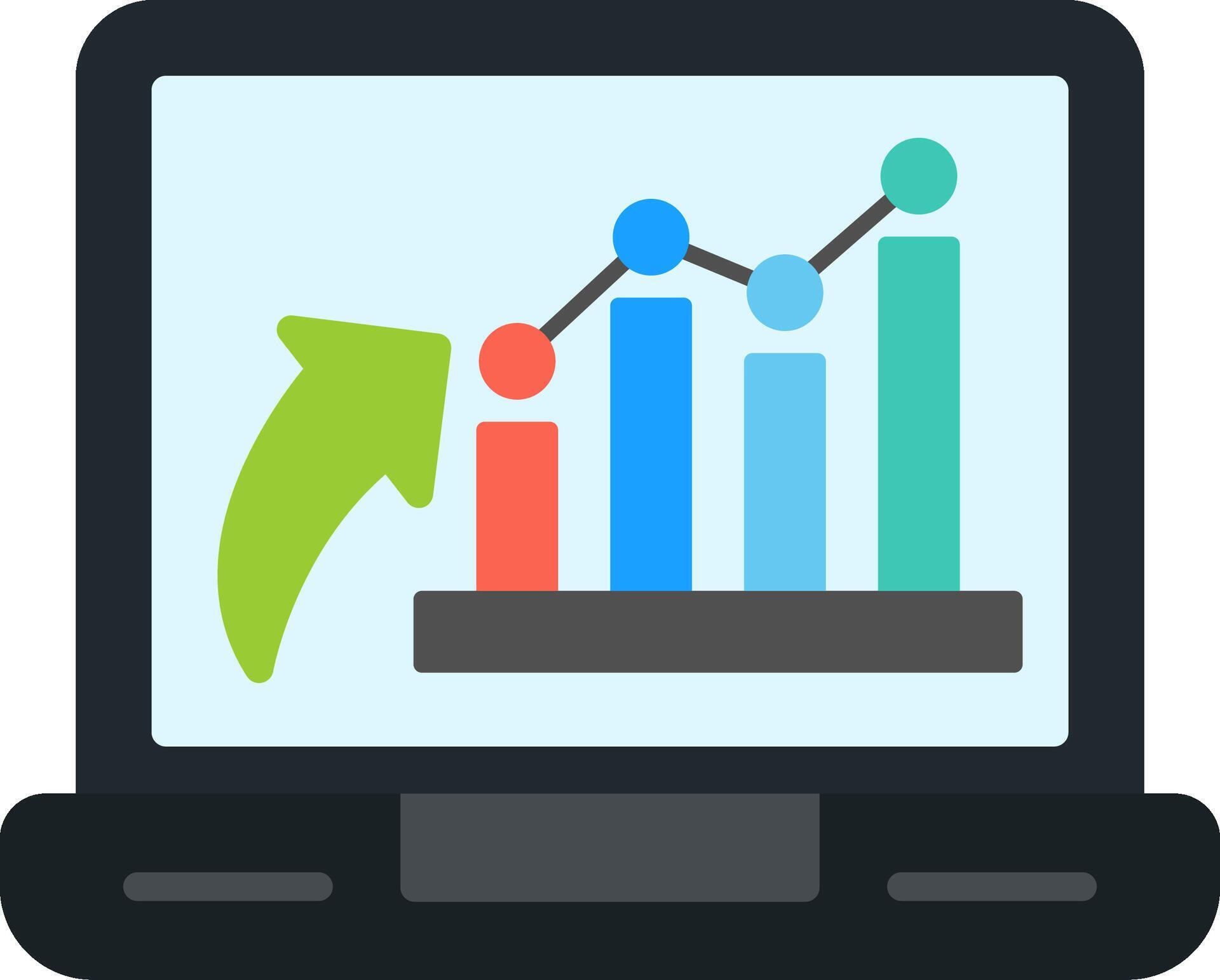 Data Analytics Flat Icon 53932235 Vector Art at Vecteezy