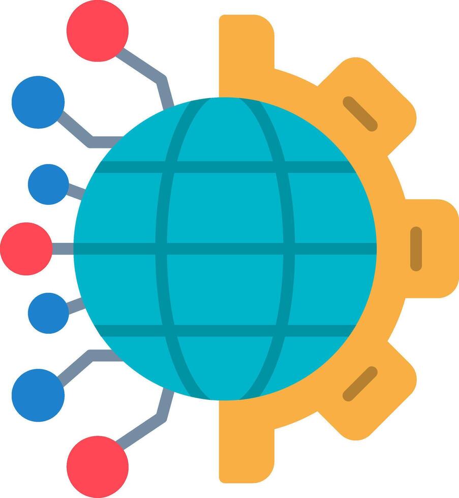 Digital Transformation Flat Icon 53932402 Vector Art at Vecteezy