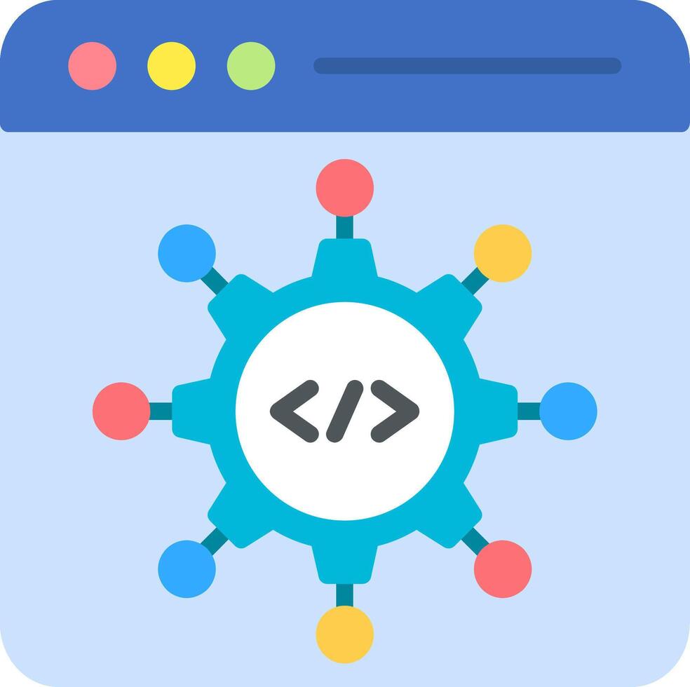 Framework Flat Icon 53933073 Vector Art at Vecteezy