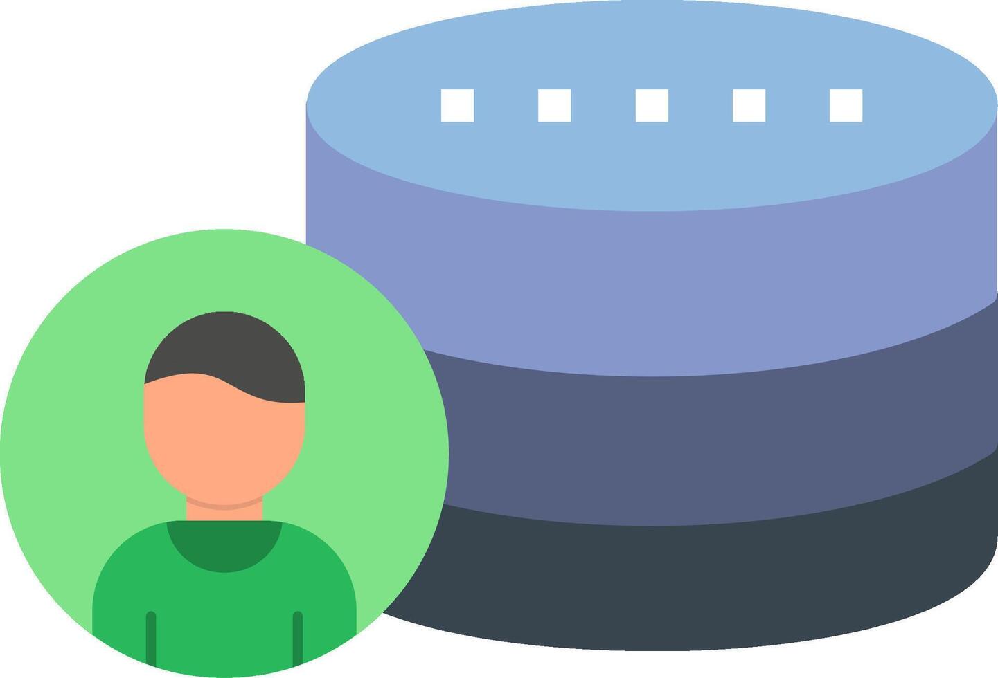 User Data Flat Icon 53933174 Vector Art at Vecteezy