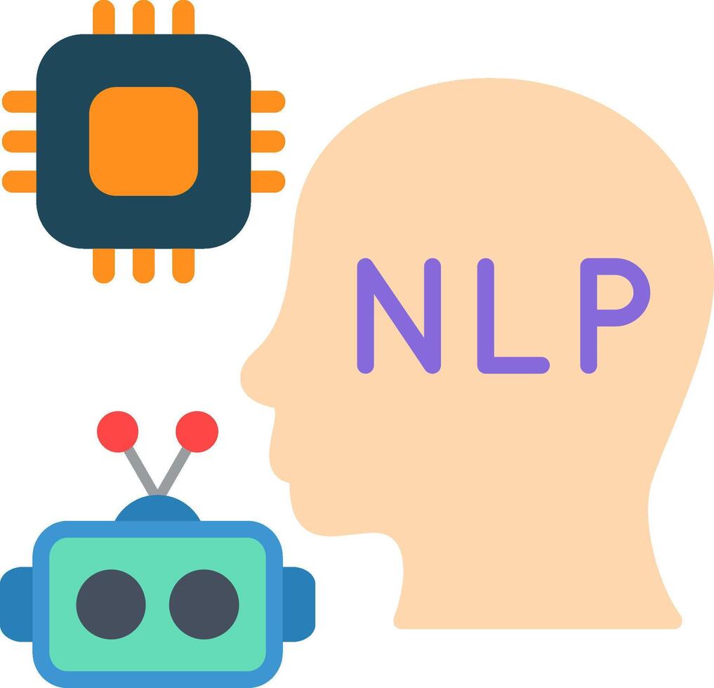 Nlp Flat Icon 53933919 Vector Art at Vecteezy