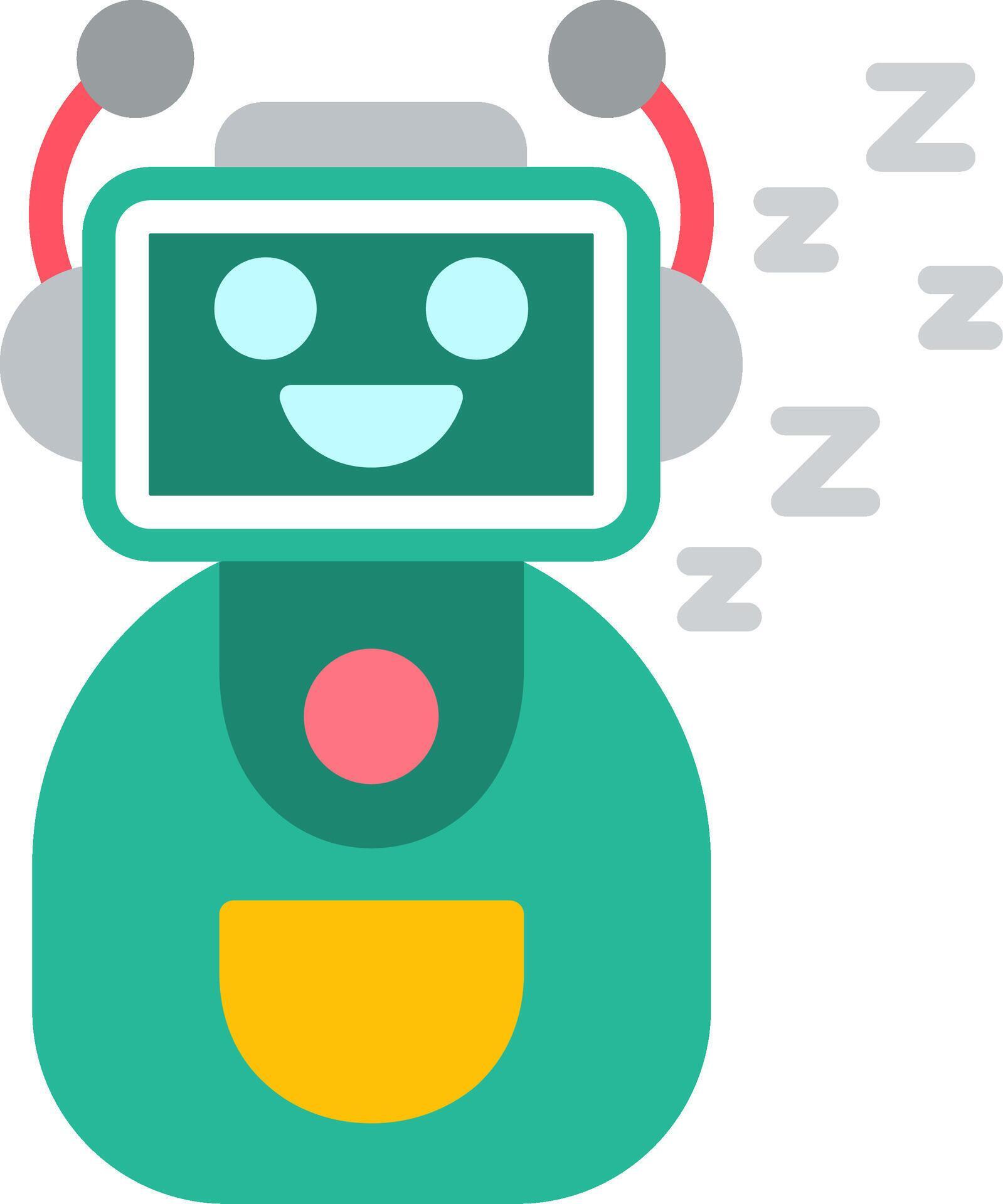 Bot Flat Icon 53936430 Vector Art at Vecteezy
