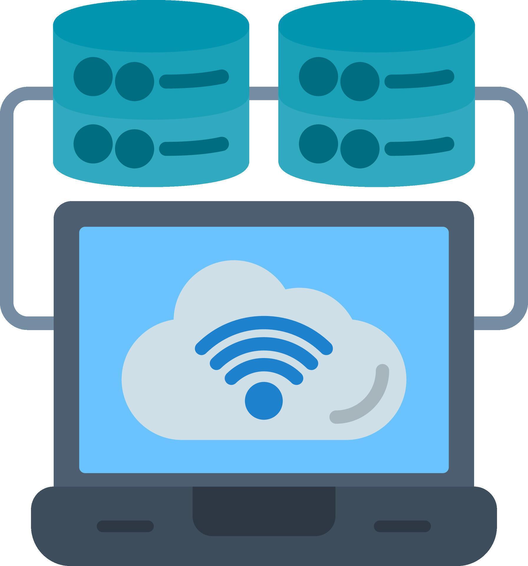 Virtualization Flat Icon 53938295 Vector Art at Vecteezy