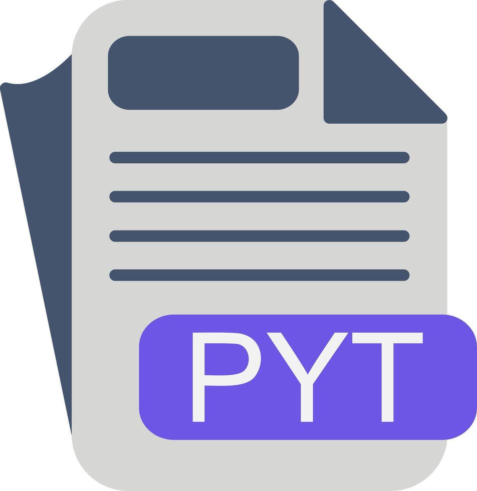 PYT File Format Flat Icon 53938676 Vector Art at Vecteezy