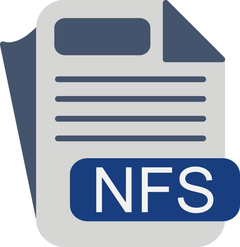 NFS File Format Flat Icon 53939870 Vector Art at Vecteezy