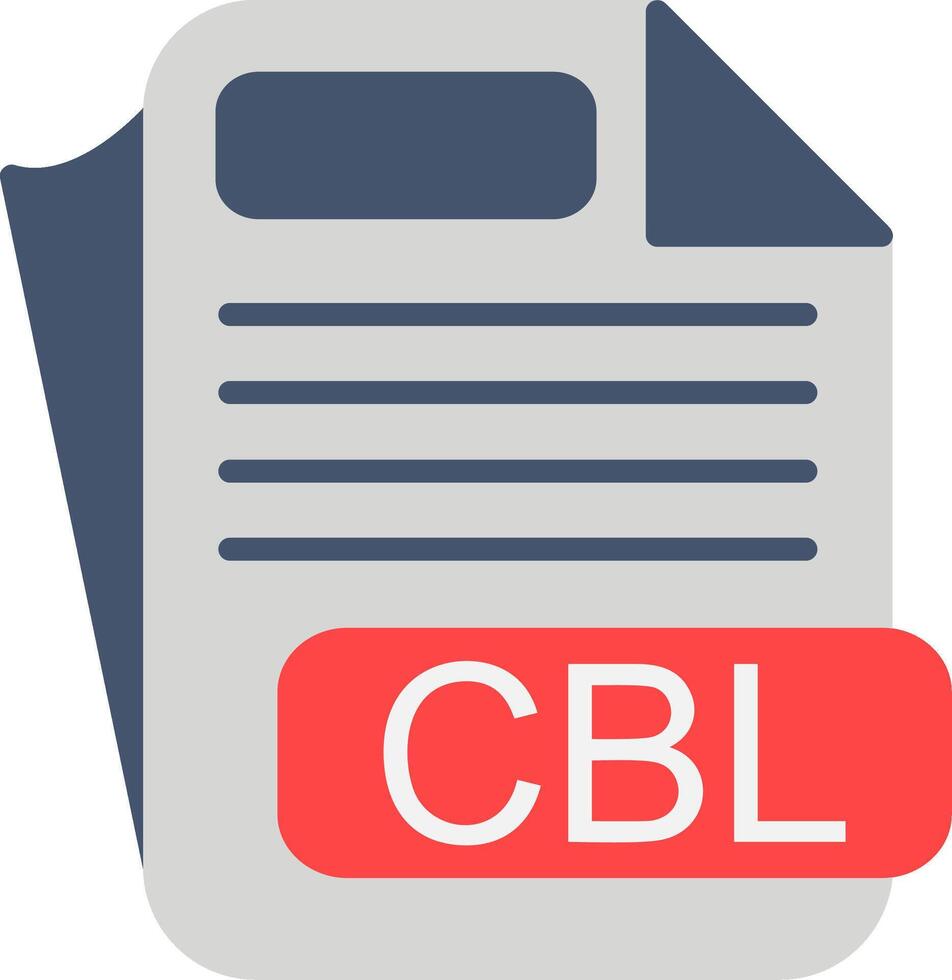 cbl archivo formato plano icono 53940006 Vector en Vecteezy