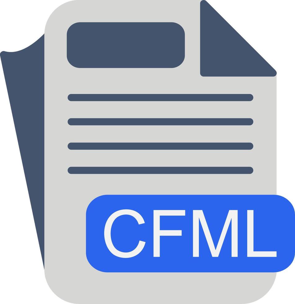 CFML File Format Flat Icon 53940059 Vector Art at Vecteezy