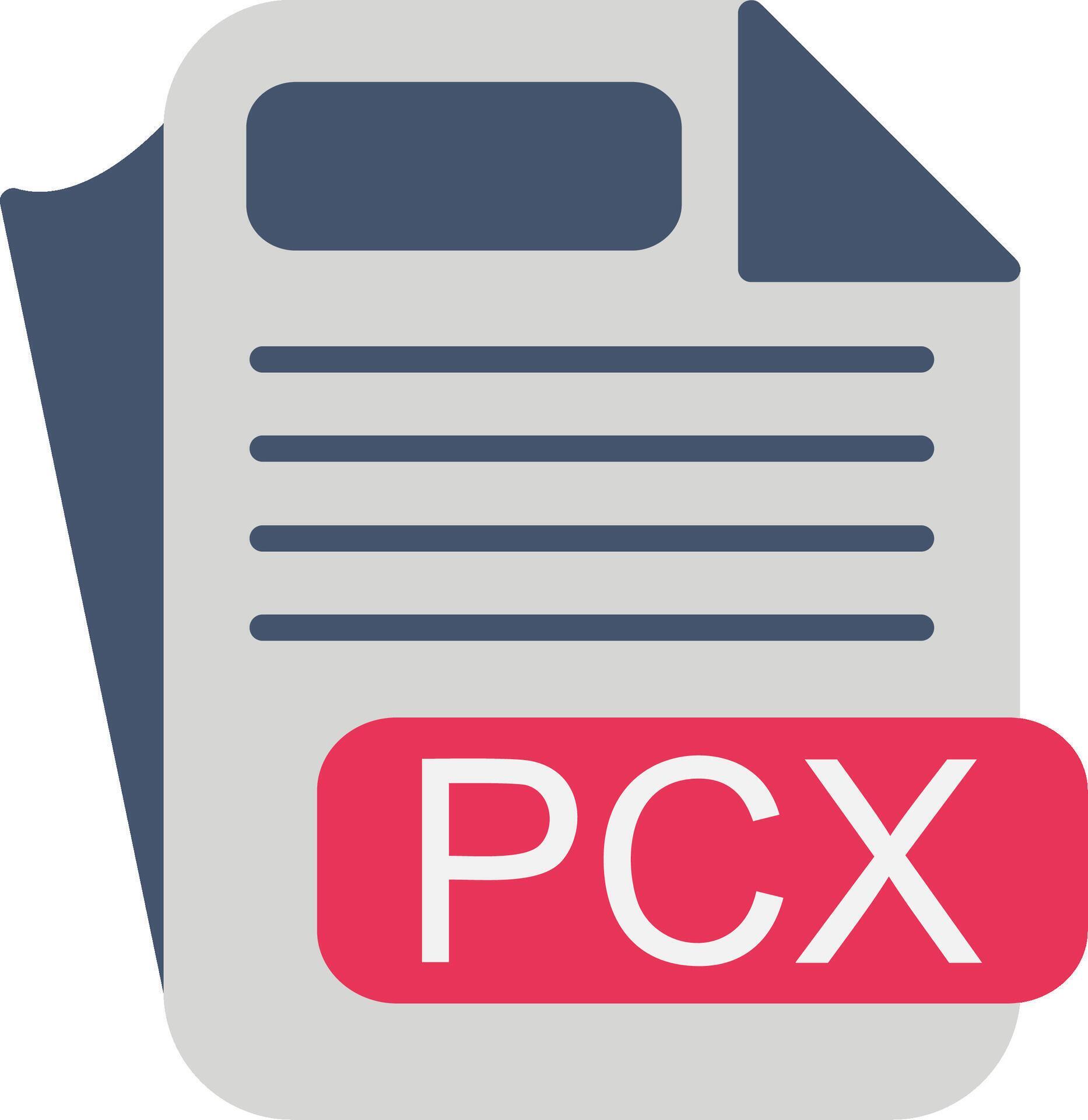 Pcx File Format Flat Icon 53940082 Vector Art At Vecteezy