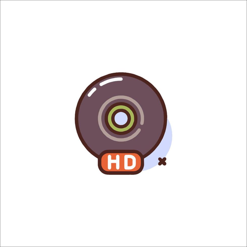 Hd dvd icon illustration 53940099 Vector Art at Vecteezy
