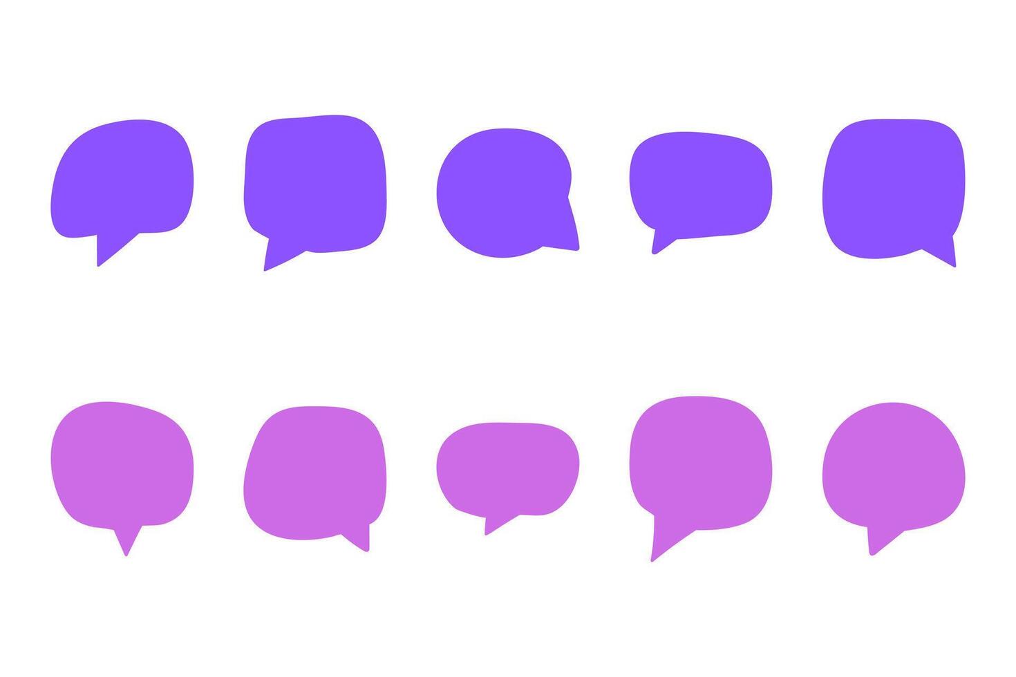 Collection of Speech Bubble Icons 53955345 Vector Art at Vecteezy
