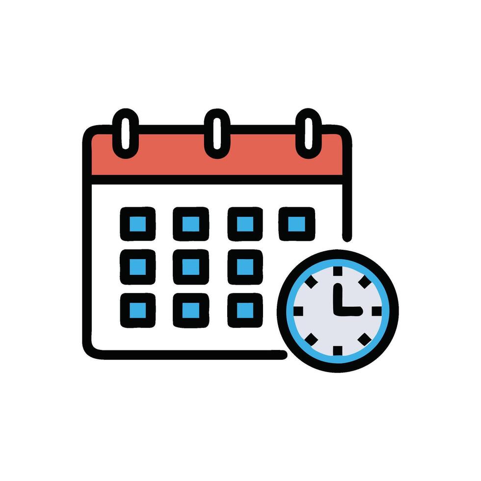 Class Schedule Icon Design 53961087 Vector Art at Vecteezy