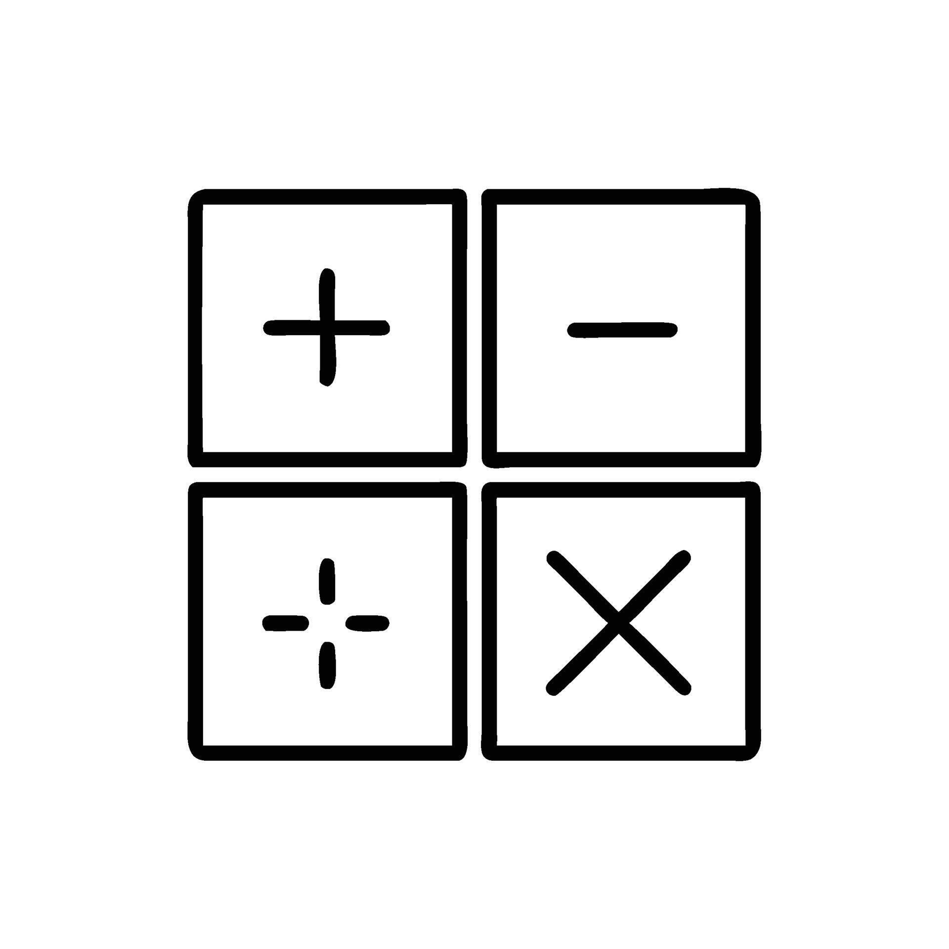 Basic Math Equations Icon 53961564 Vector Art at Vecteezy