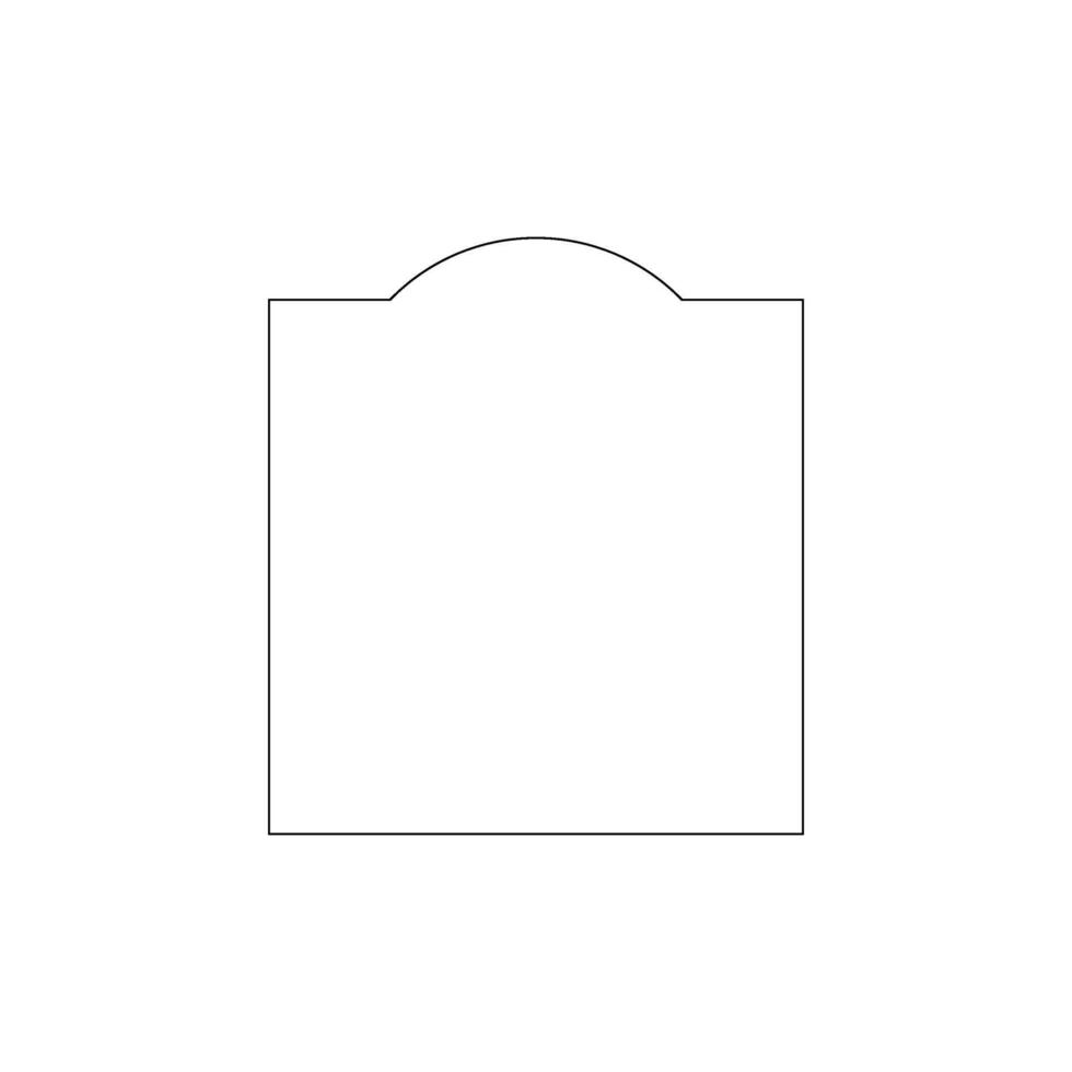 Simple Frame with Curve Line ... 53977348 Vector Art at Vecteezy